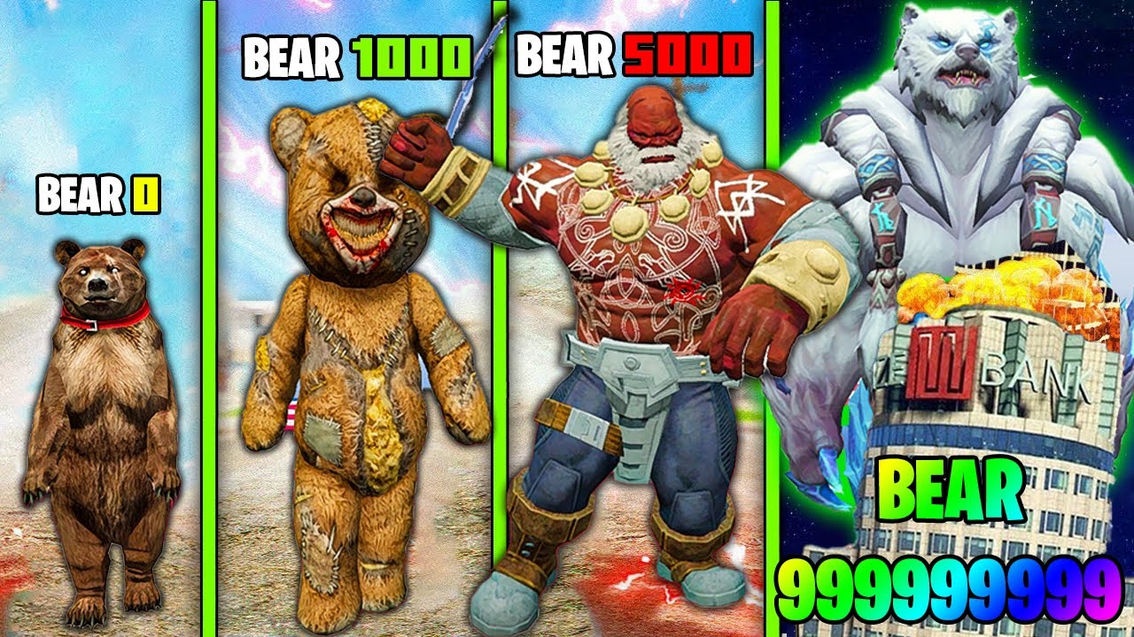 Become The STRONGEST BEAR EVER In GTA 5! - YouTube
