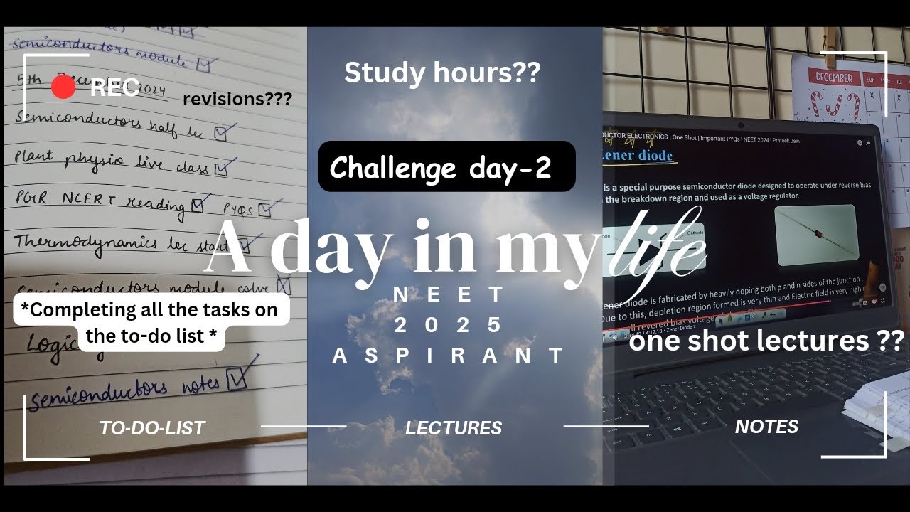 WINTER reset study challenge|DAY-2| #neet2025studyvlog#productive#dropper #motivation# ...