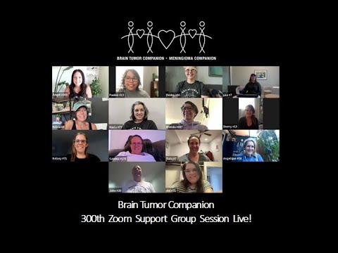300th Brain Tumor Zoom Support Group Session Live! - YouTube