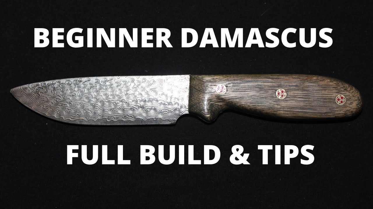 Shaping, Fit, & Finish of Modern Damascus: Knife Making for Beginners ...