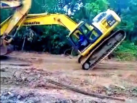 BEST Excavator Fails And Funny Moments - Heavy Equipment Crash ...