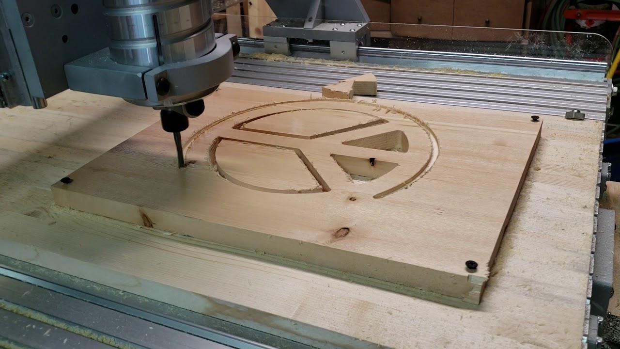 Millright CNC Power Route First Cut - YouTube