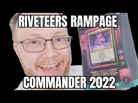 RIVETEERS RAMPAGE commander 2022 precon UNBOXING