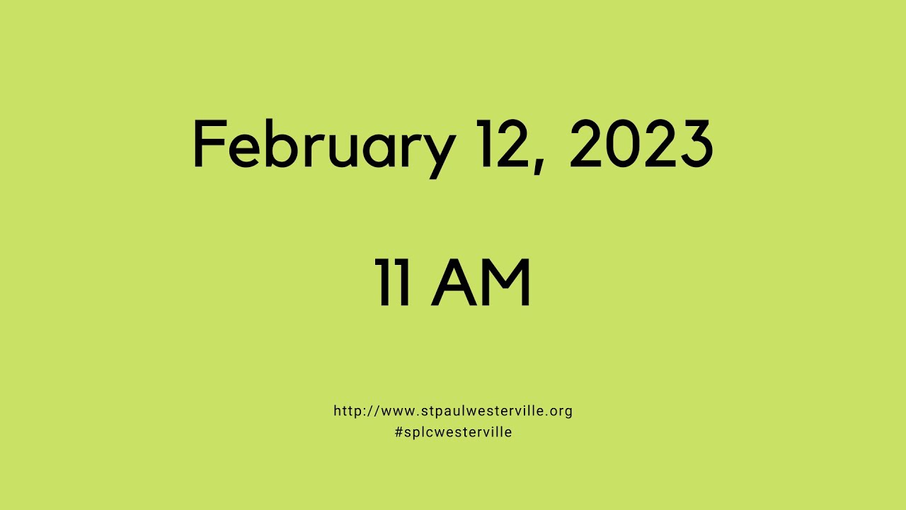 11:00 AM Worship - Sunday, February 12, 2023 - YouTube