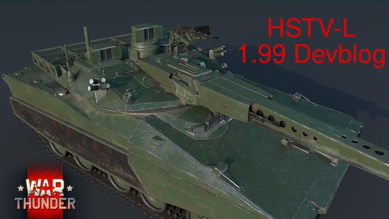 [War Thunder 1.99 Devblog] HSTV-L American Rank VI Light Tank - YouTube