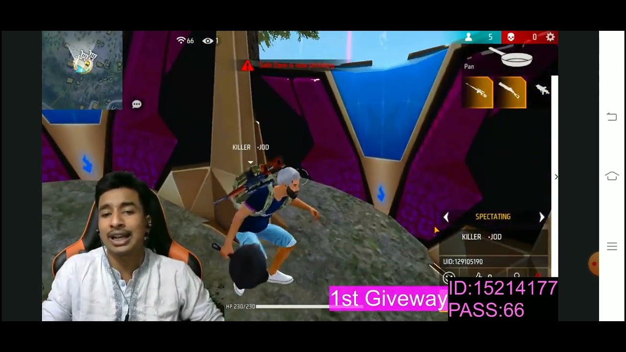 O KILL BOOYAh in Bangladesh server Giveaway YouTuber ‎@JAYED Gaming ‎@Total Gaming ‎@Tonde Gamer ...