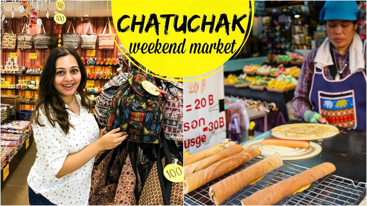 Bangkok Shopping & Street Food | CHATUCHAK WEEKEND MARKET - YouTube