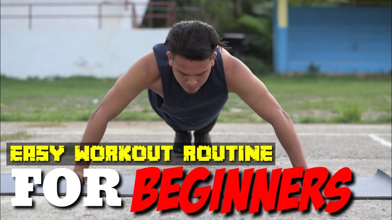 EASY WORKOUT ROUTINE FOR BEGINNER'S - YouTube