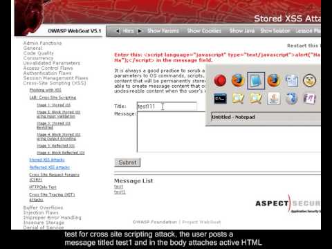 Cross Site Scripting Attack - YouTube