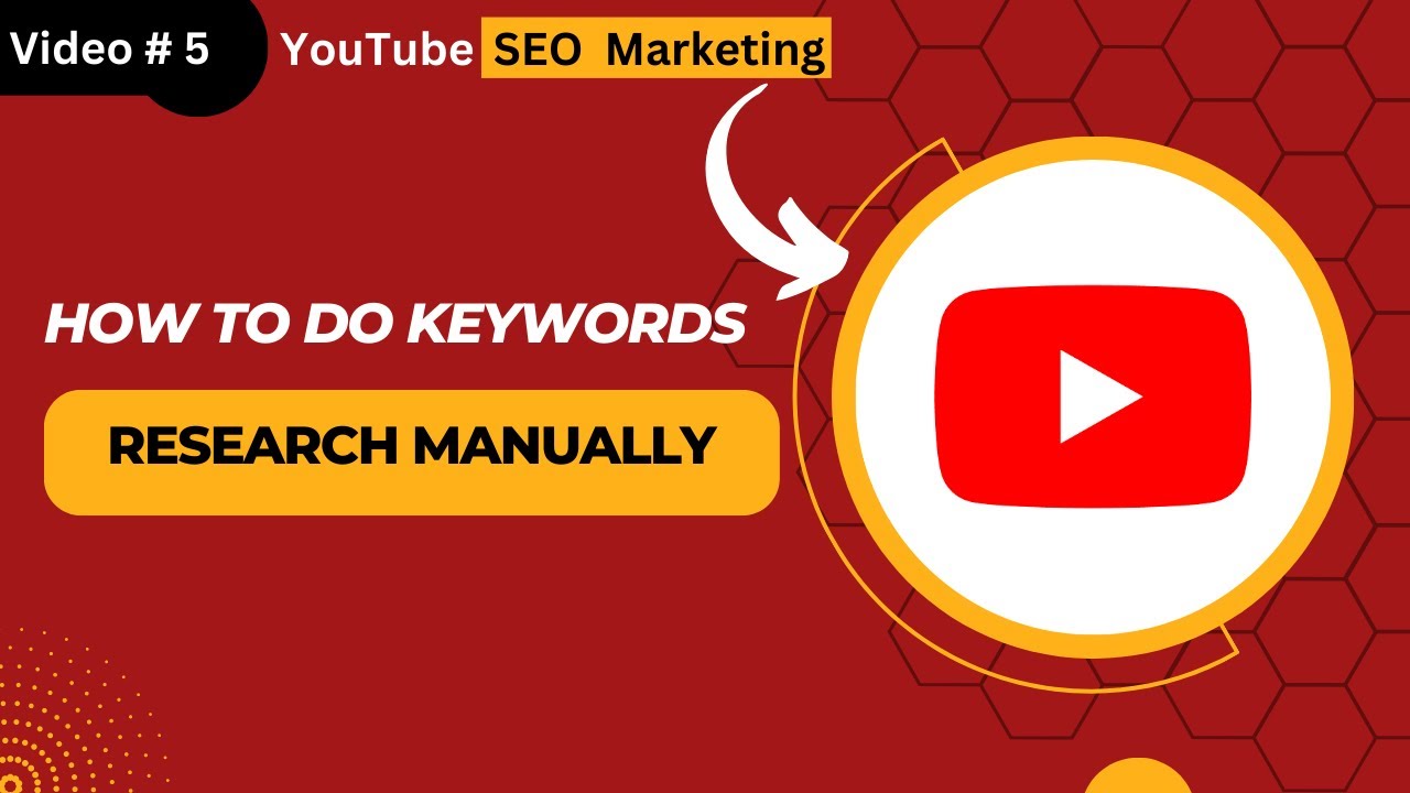 How to do Keywords Research Manually For YouTube Videos | AbdulWahab ...