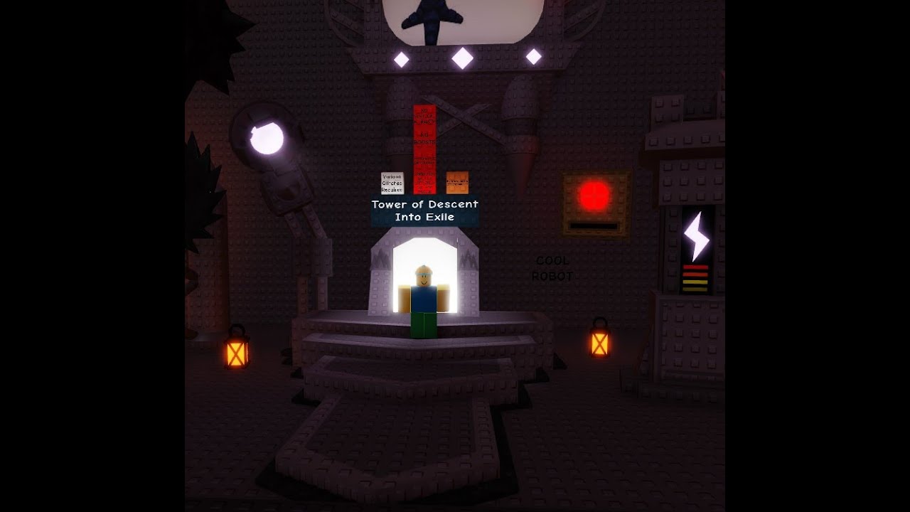 How to find Tower of Descent Into Exile (ToDIE) JToH zone 8 - YouTube