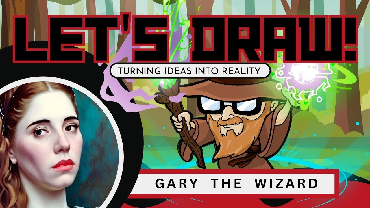Let's Draw! Gary The Wizard - Timelapse Drawing - YouTube
