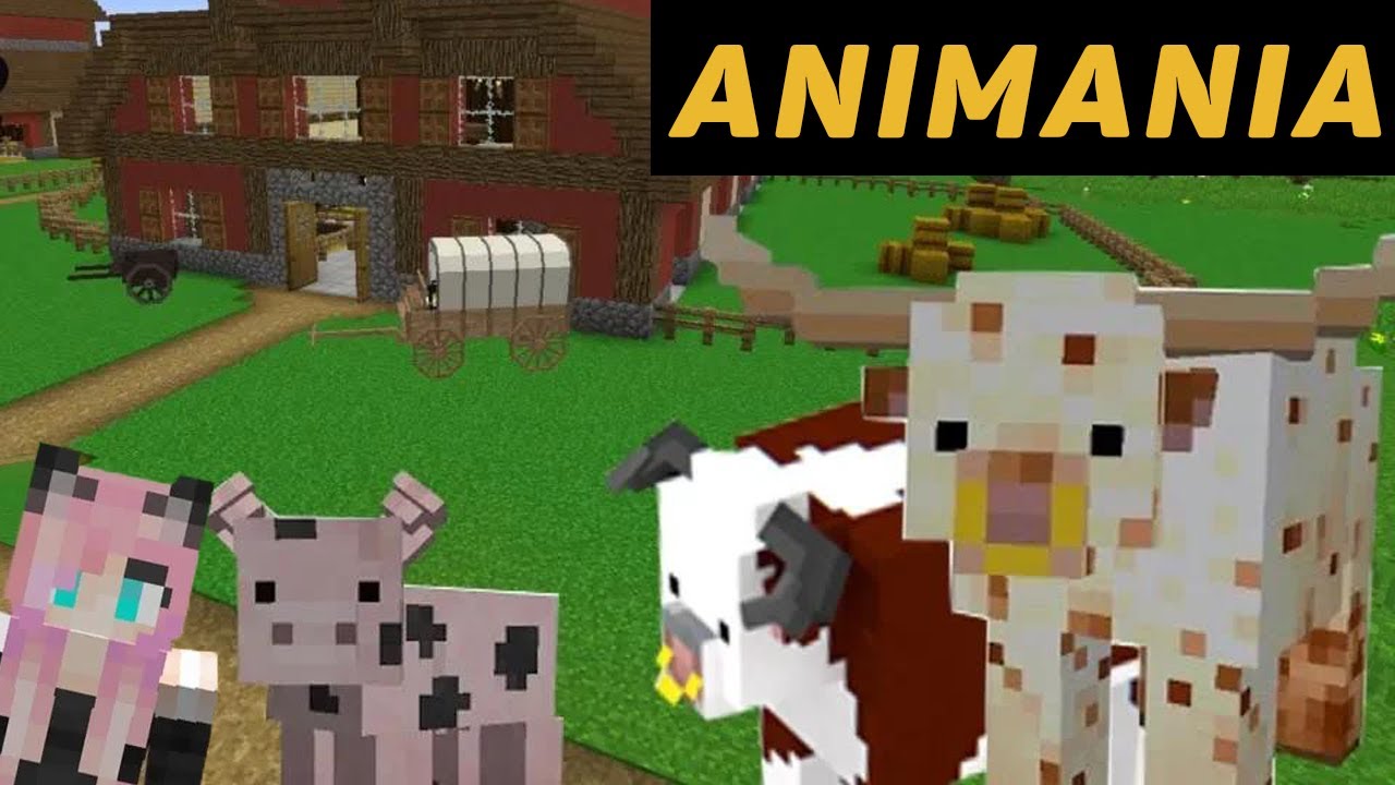 Animania mod tutorial. Guide. Beatiful animals. (Minecraft java) - YouTube