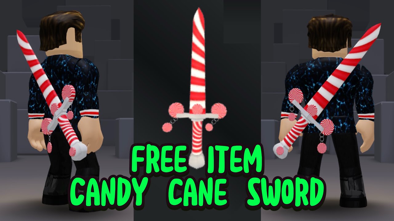 Cara Mendapatkan ITEM GRATIS CANDY CANE SWORD di ROBLOX 😍😍 - YouTube