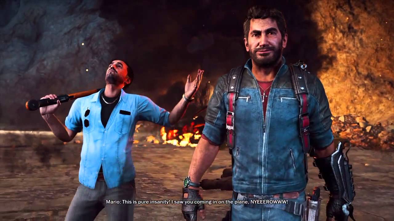 Just Cause 3 PS4 - Meeting Mario and clearing heat - YouTube