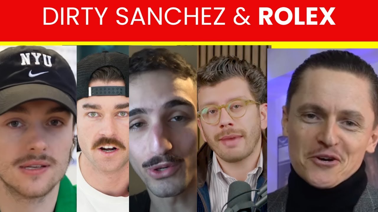 Dirty Sanchez Moustache is the NEW Louis Vuitton Backpack and Hoodie for ROLEX Dilers - YouTube