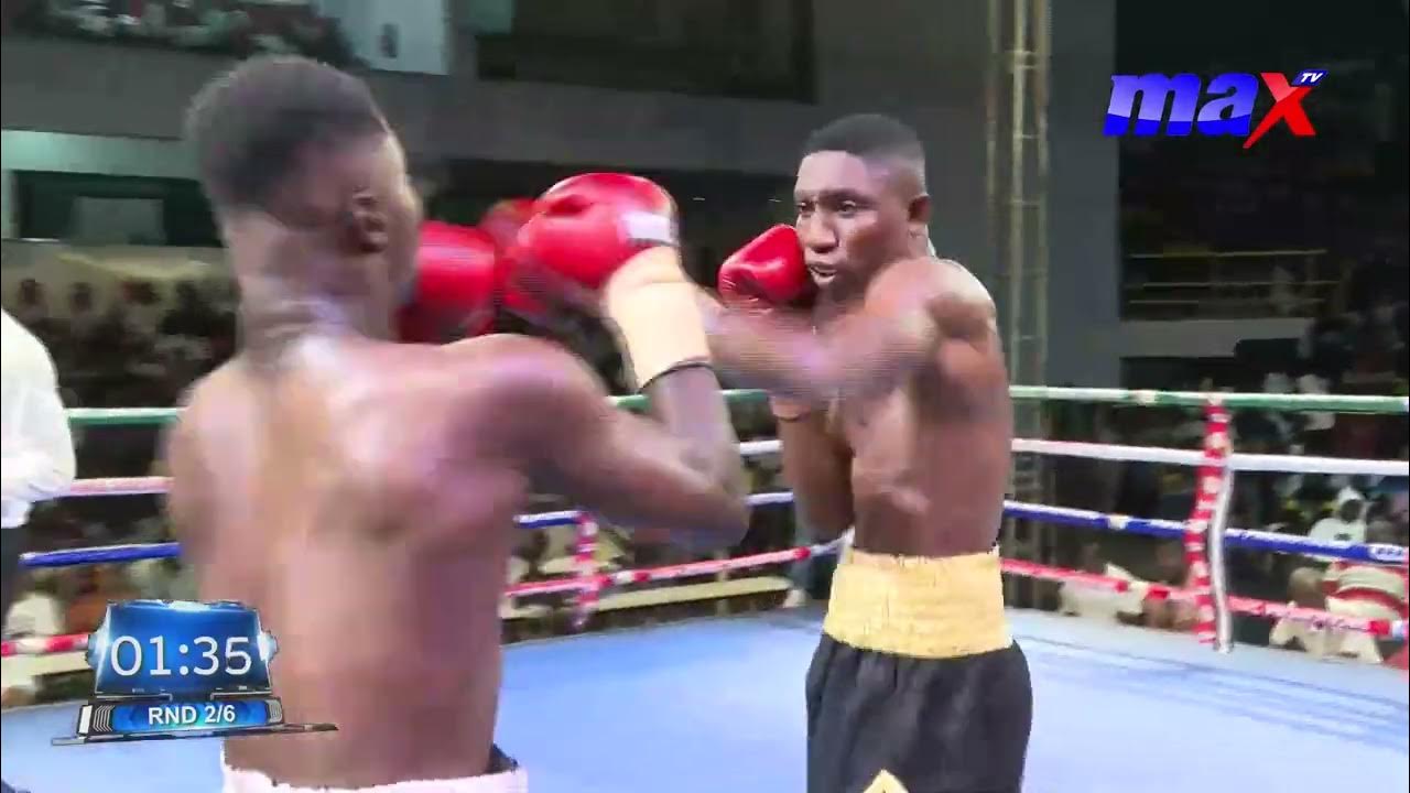 Daniel Adura Vs Lcp Jerry Lartey | Fight Night 6 | Bukom Boxing Arena - YouTube