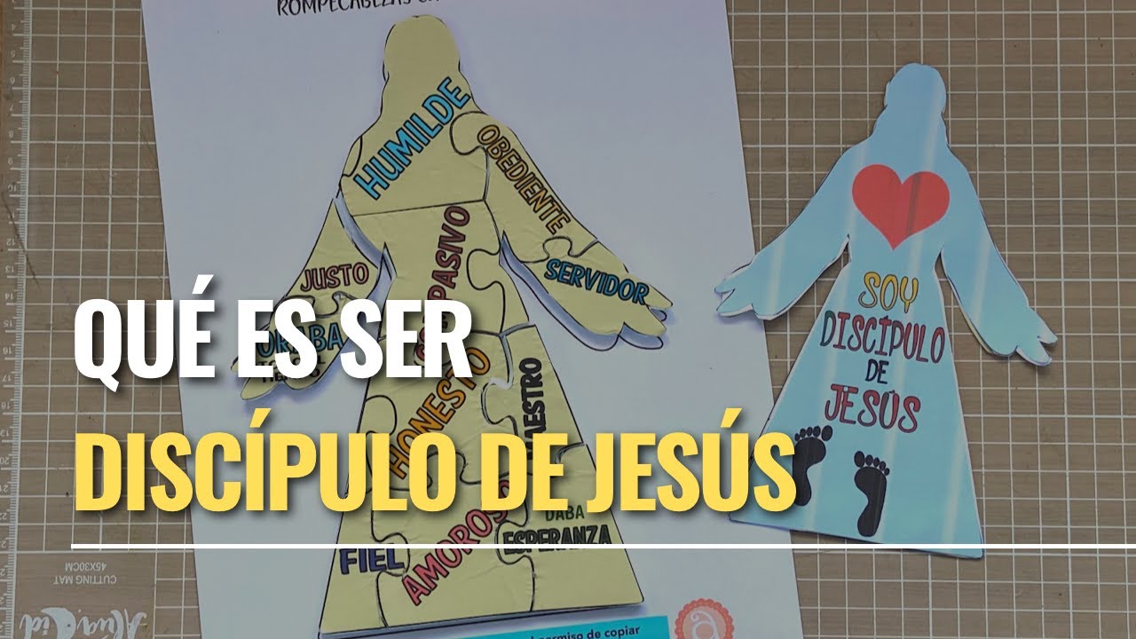 Que es un discípulo/Manualidad con imprimibles gratis - YouTube