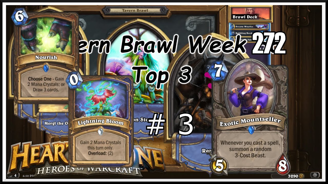 Hearthstone: Tavern Brawl - Top 3 # 3 - Week 272 - YouTube