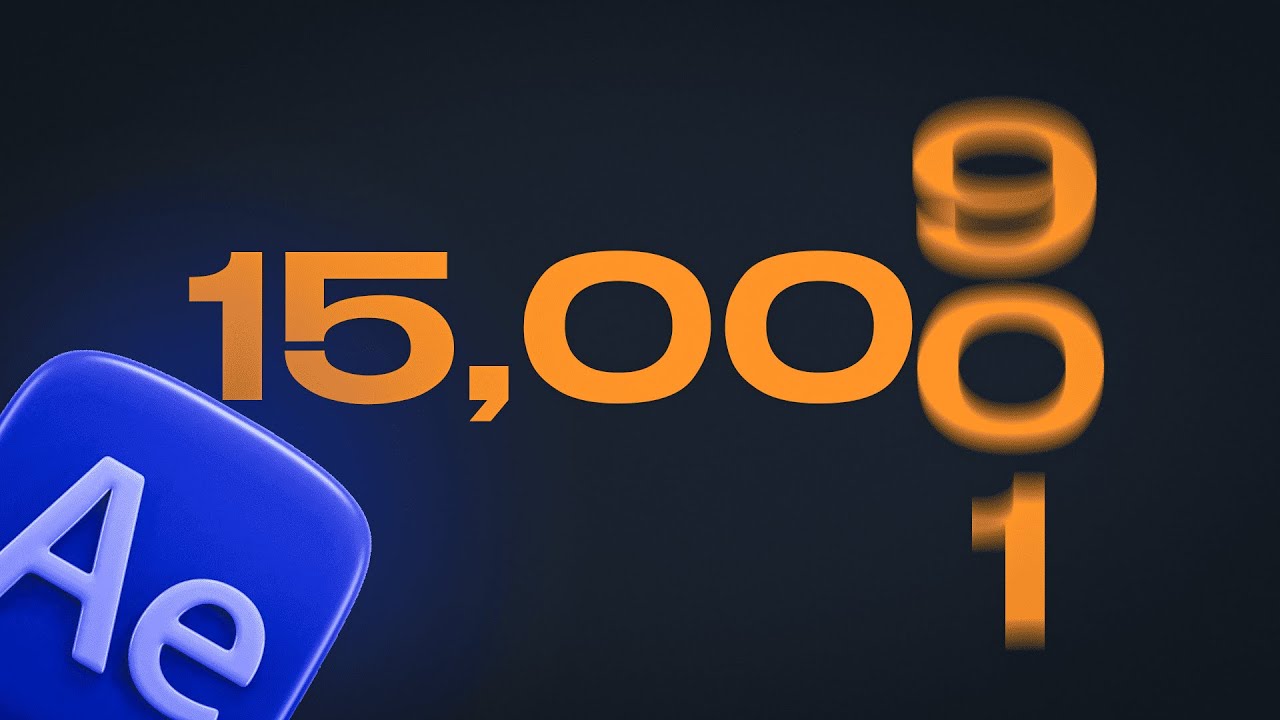 How to Create an Animated Counter in After Effects: Step-by-Step ...