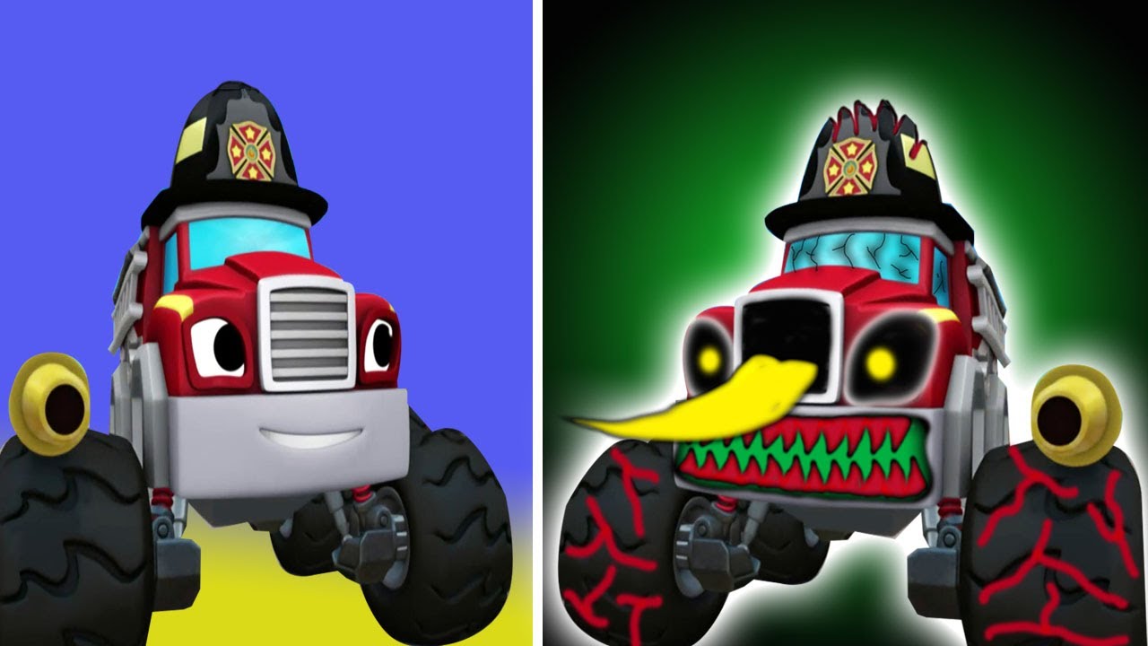 Blaze and The Monster Machines FIRE CHIEFF Characters Horror/Monster ...