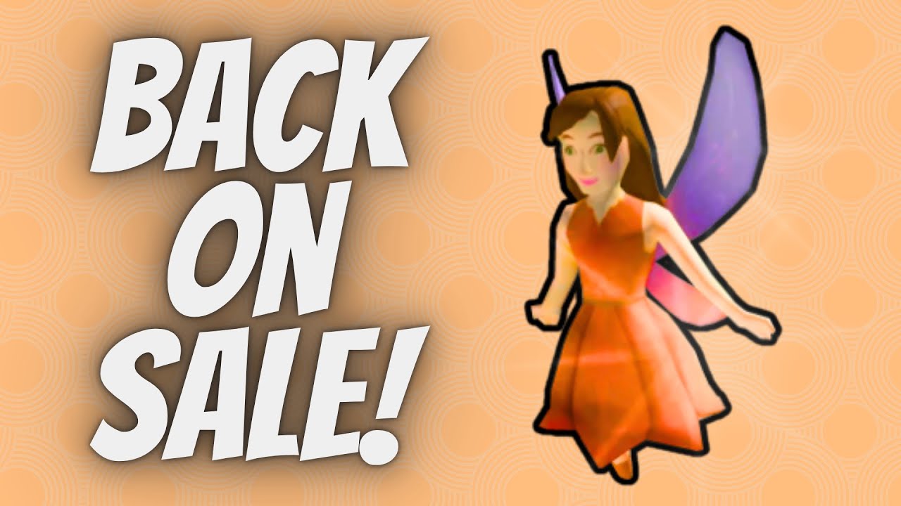 Fall Fairy Is Back On Sale! - Roblox Black Friday Sale 2024 - YouTube