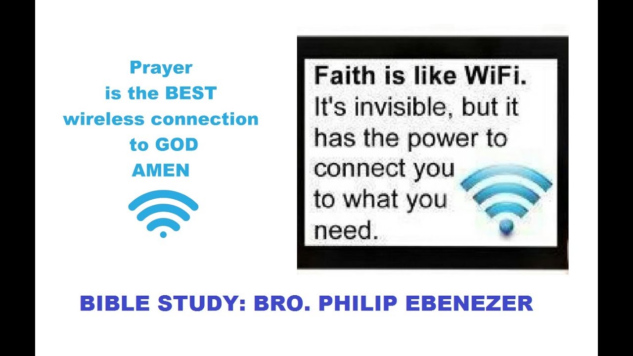 ஜெபம்! - Hi Wi-Fi connection with God In Christ powered by Holy Spirit ...