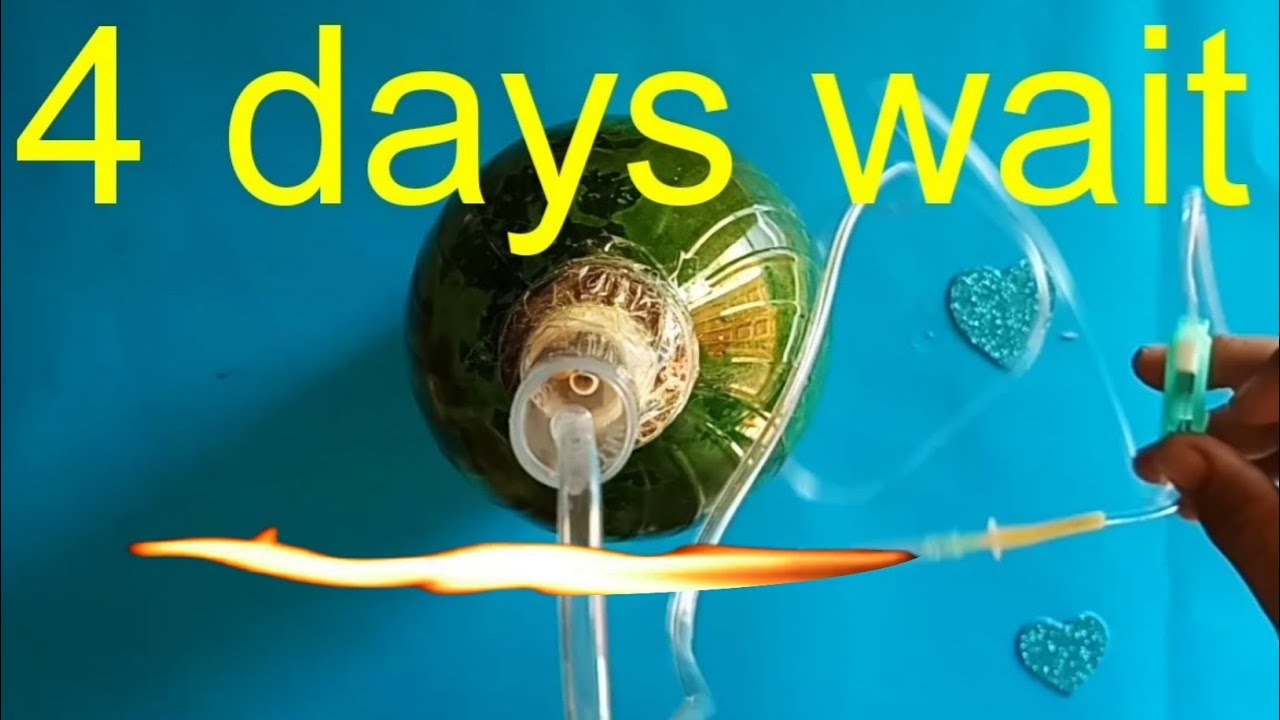 how to make mini gobar gas plant in bottle life hacks - YouTube