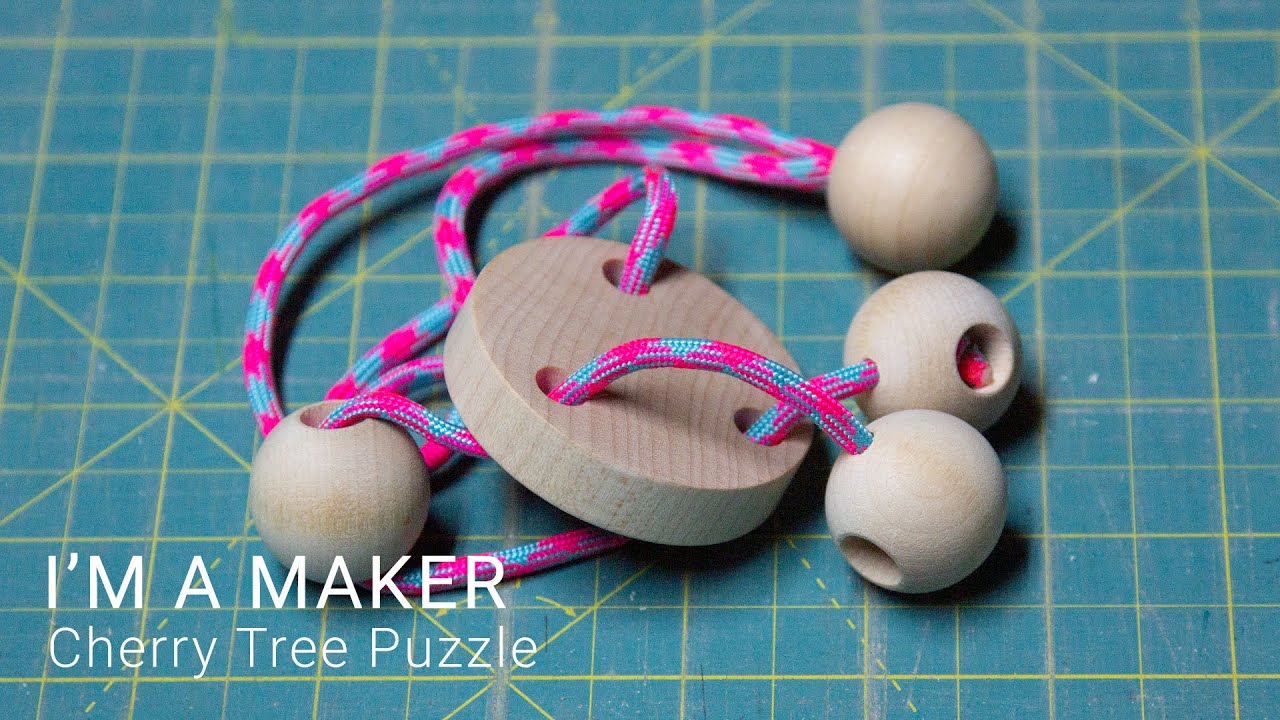 How to make: Cherry Tree Puzzle with Paracord #fathersday - YouTube