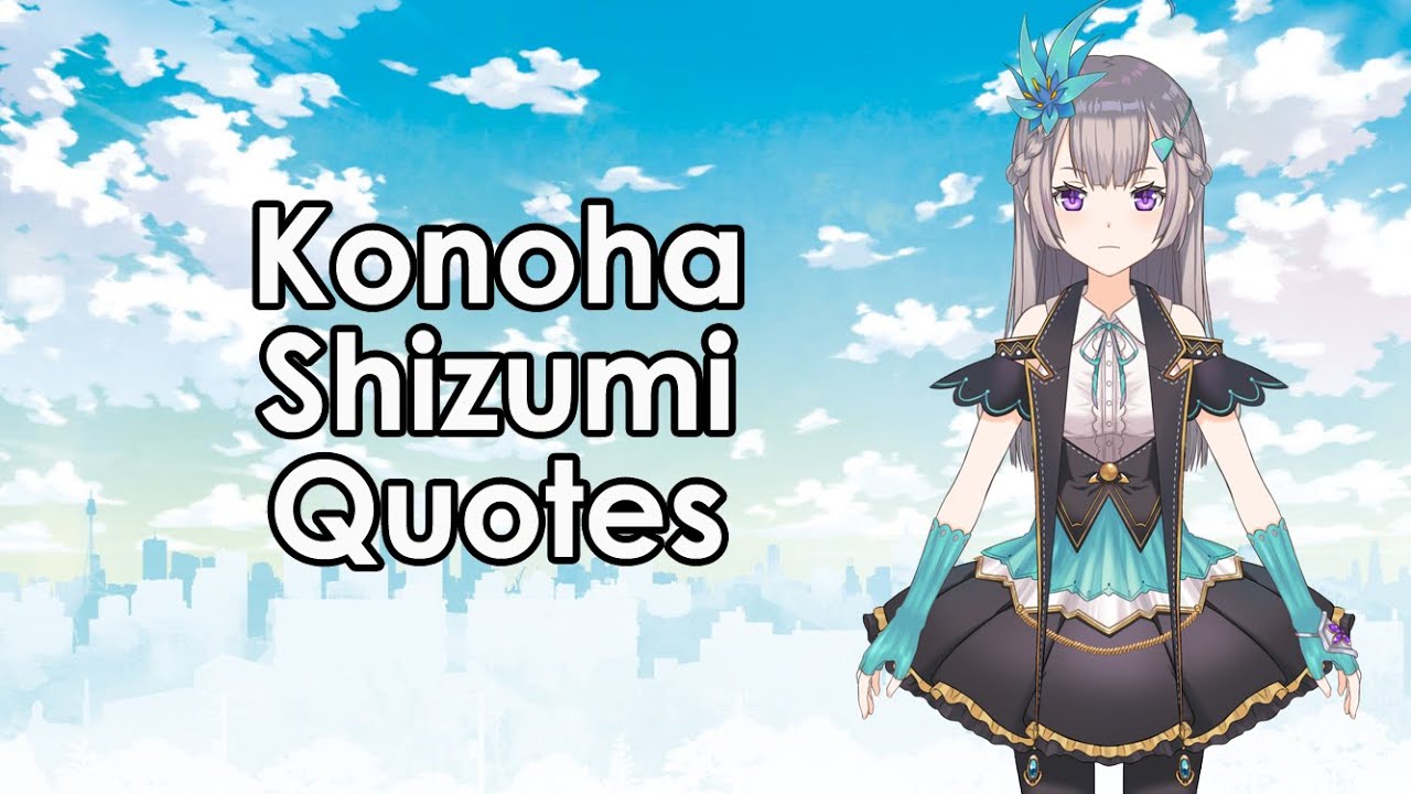 Magia Record Quotes: Konoha Shizumi - YouTube