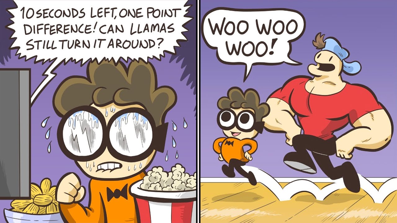 New Funny Nerd And Jock Comic Dub #84 || Chicken Smile - YouTube