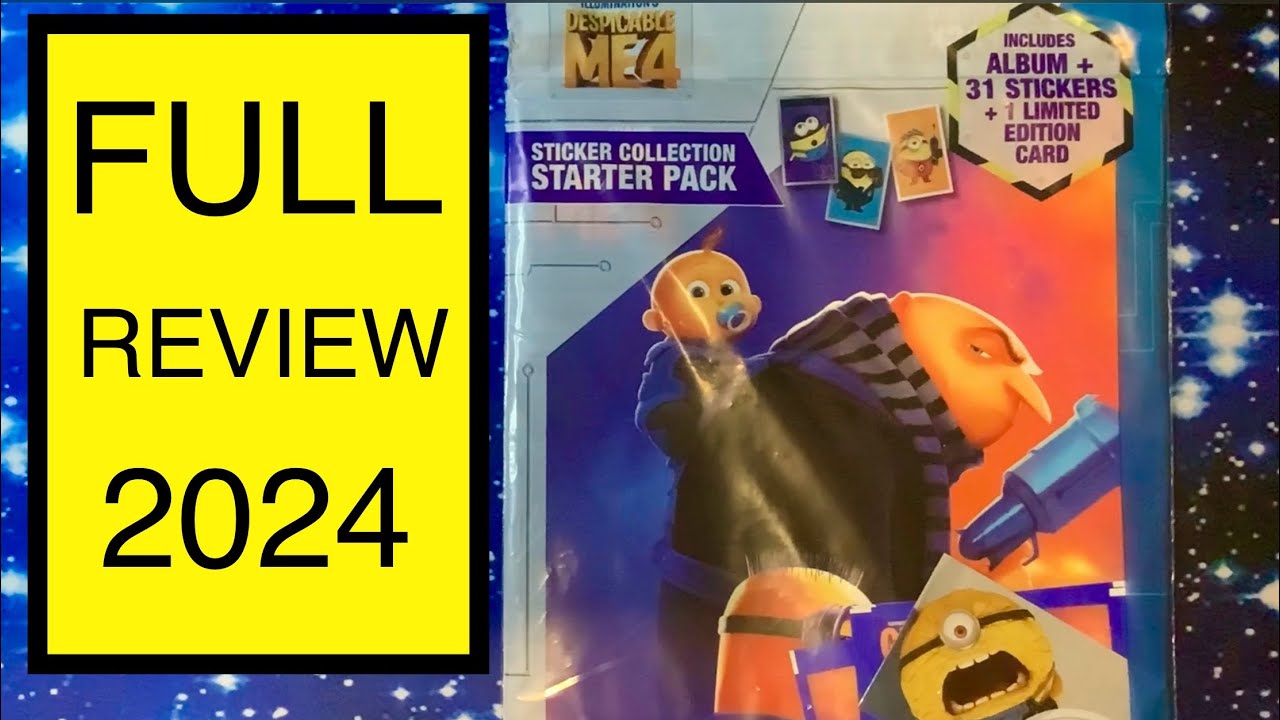 Panini Despicable Me 4 Sticker Set 2024 ( Review ) - YouTube