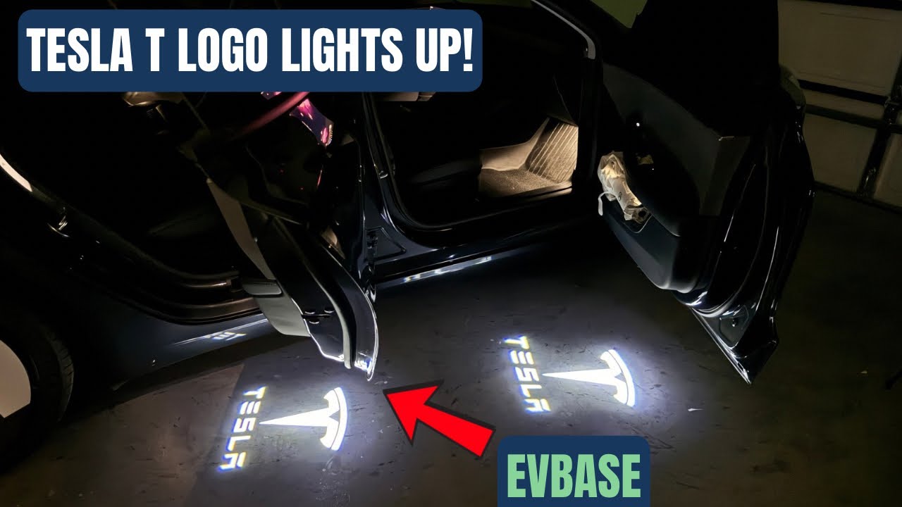 Model 3 Highland & Model Y Juniper Puddle Lights – Sleek T Logo ...