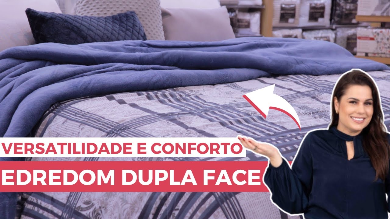 Edredom dupla face: invista em conforto e estilo - YouTube
