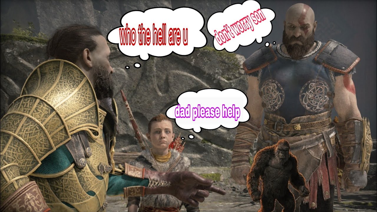 PATH TO THE MOUNTAIN ( MEET GIANT MONKEY) - GOD OF WAR 2018 (PC) - YouTube