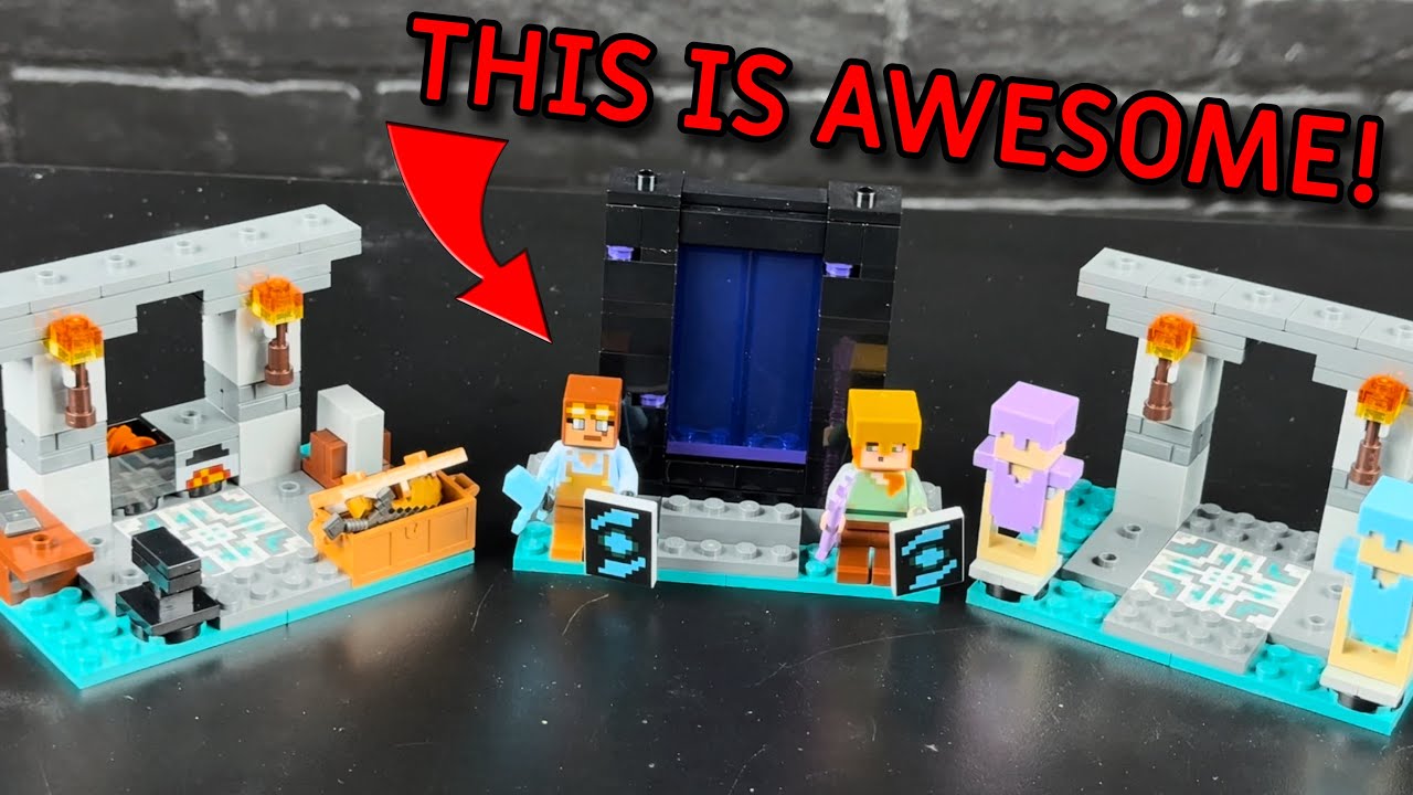 LEGO Minecraft The Armory Review! - YouTube