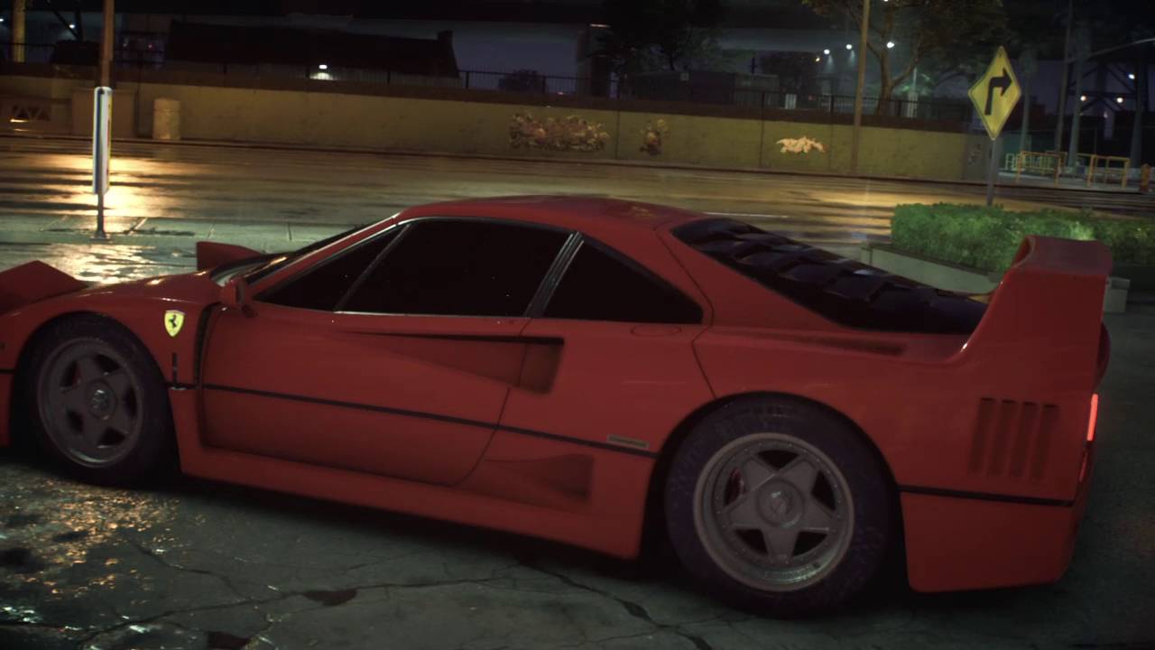 Need for Speed 2015 (PS4)- Ferrari f40 Gameplay - YouTube