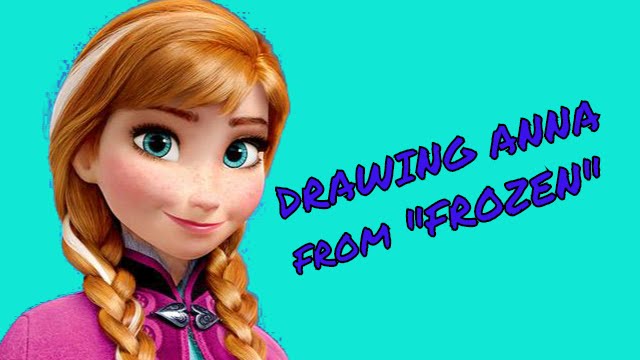 DRAWING ANNA from FROZEN - YouTube