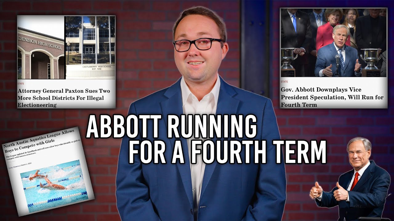 Gov. Greg Abbott is Running for a Fourth Term - YouTube
