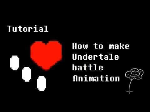 Undertale How do I make a battle animation Tutorial - YouTube