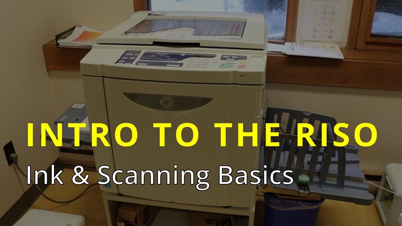 Riso Tutorial: Ink & Scanning Basics - YouTube