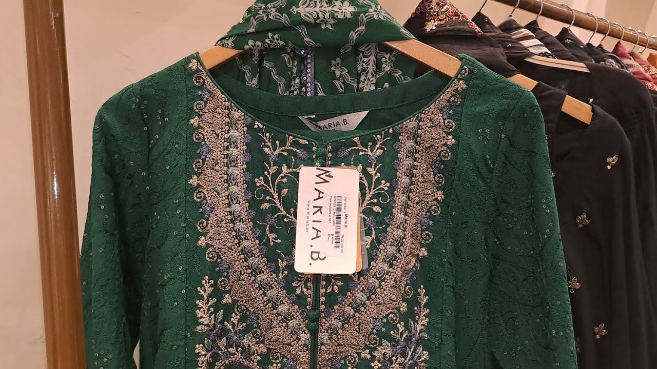 Maria.B New Winter Pret Collection 2024 🔥 | Maria.B Designer Fancy Suit ...