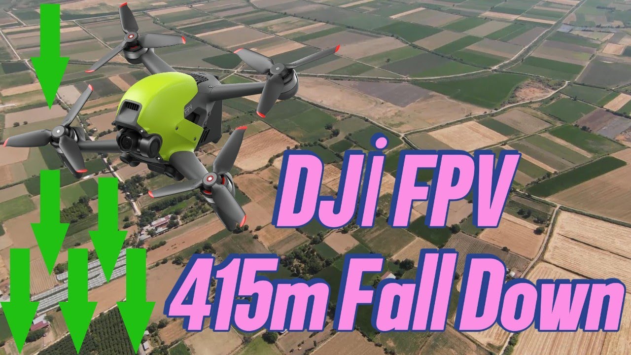 Dji Fpv // 415m High Fall Down // After Crash - YouTube