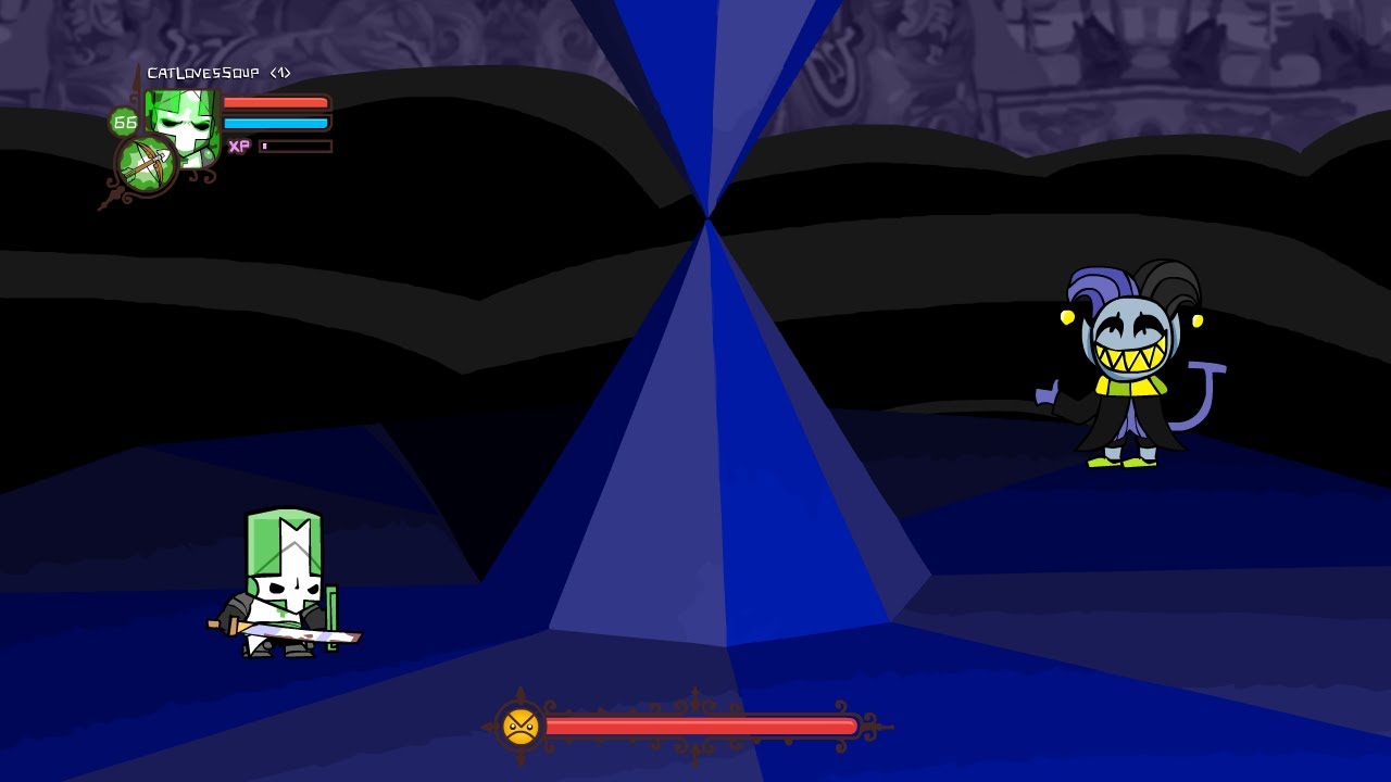 Castle Crashers - Jevil Boss Fight - YouTube