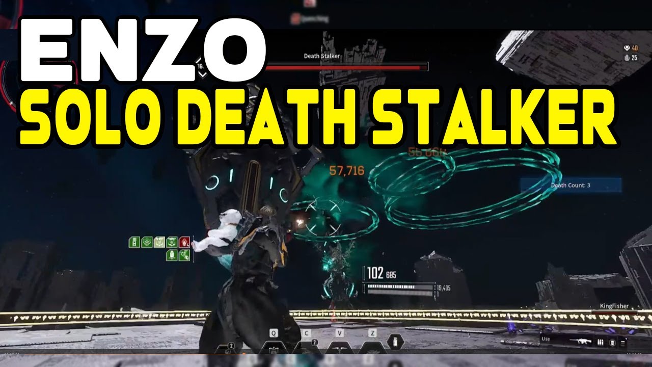 Enzo Solo Death Stalker, Sorry No Game Sound Guys XD - YouTube