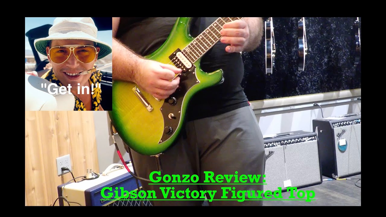 Gonzo Review | @gibsonguitar Victory Figured Top Reissue - YouTube