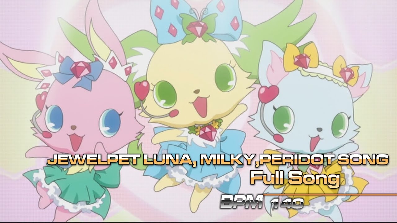 [KSF] Jewelpet (ep.37) Milky, Luna, Peridot Song - YouTube