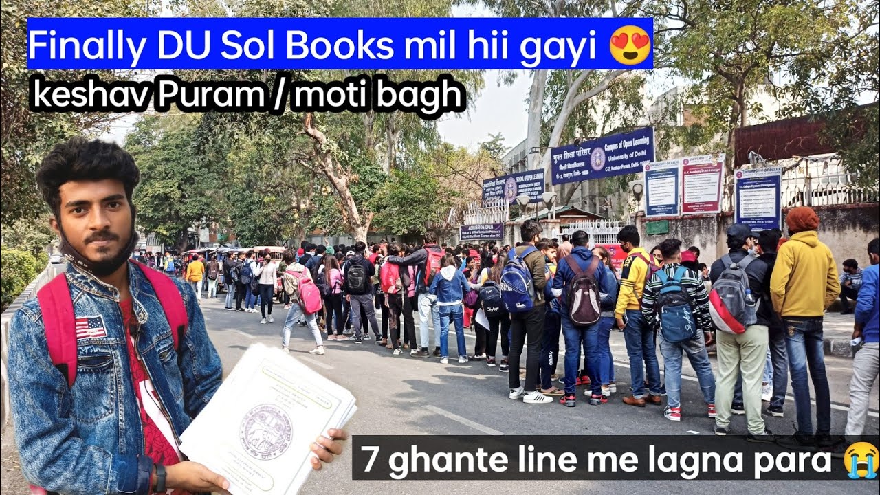 Du Sol Books mil gayi finally 😍 || Keshav Puram North South Campus Vlog ...