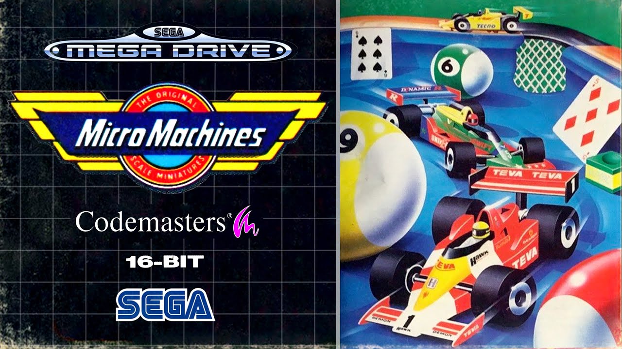Micro Machines - Longplay / Play Through HD - 1991 [Sega Mega Drive ...