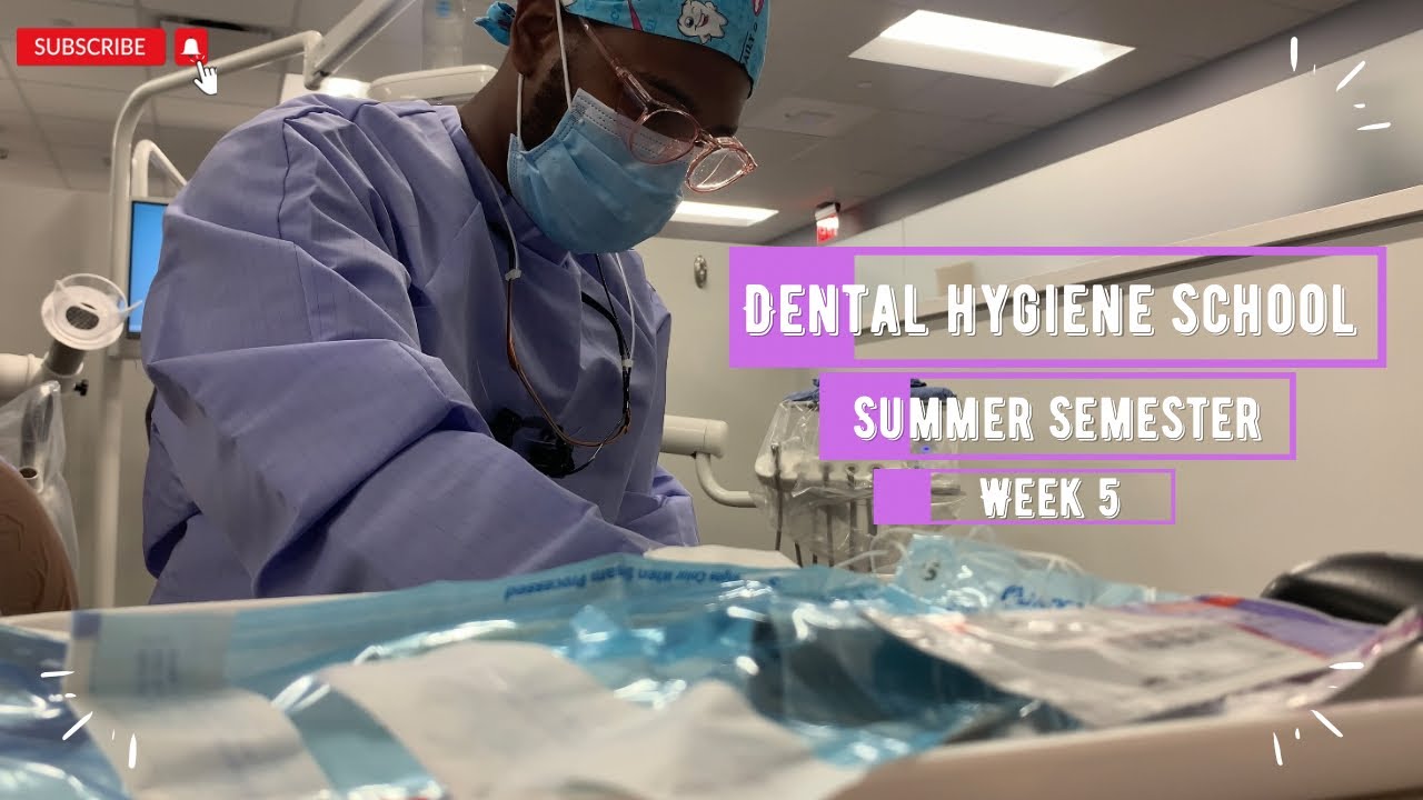Dental Hygiene School|Week 5|Cleaning My Brothers Teeth|Polishing ...